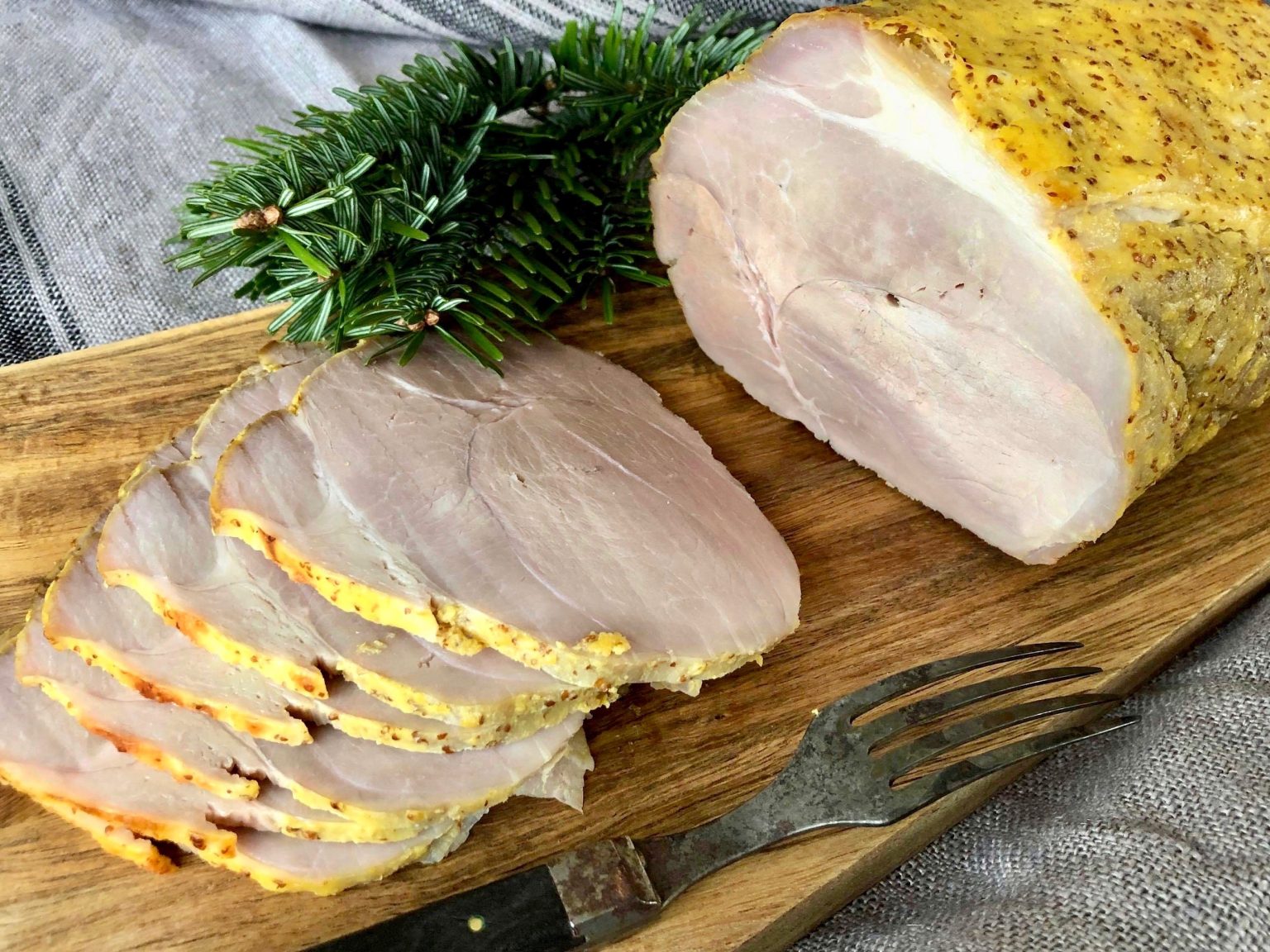 Senapsgriljerad Julskinka - Paleoskafferiet